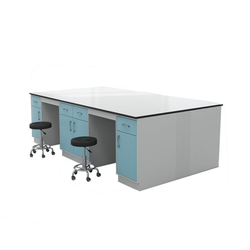 Steel and Wooden Experimental Platform Laboratory Workbench Chemical ...