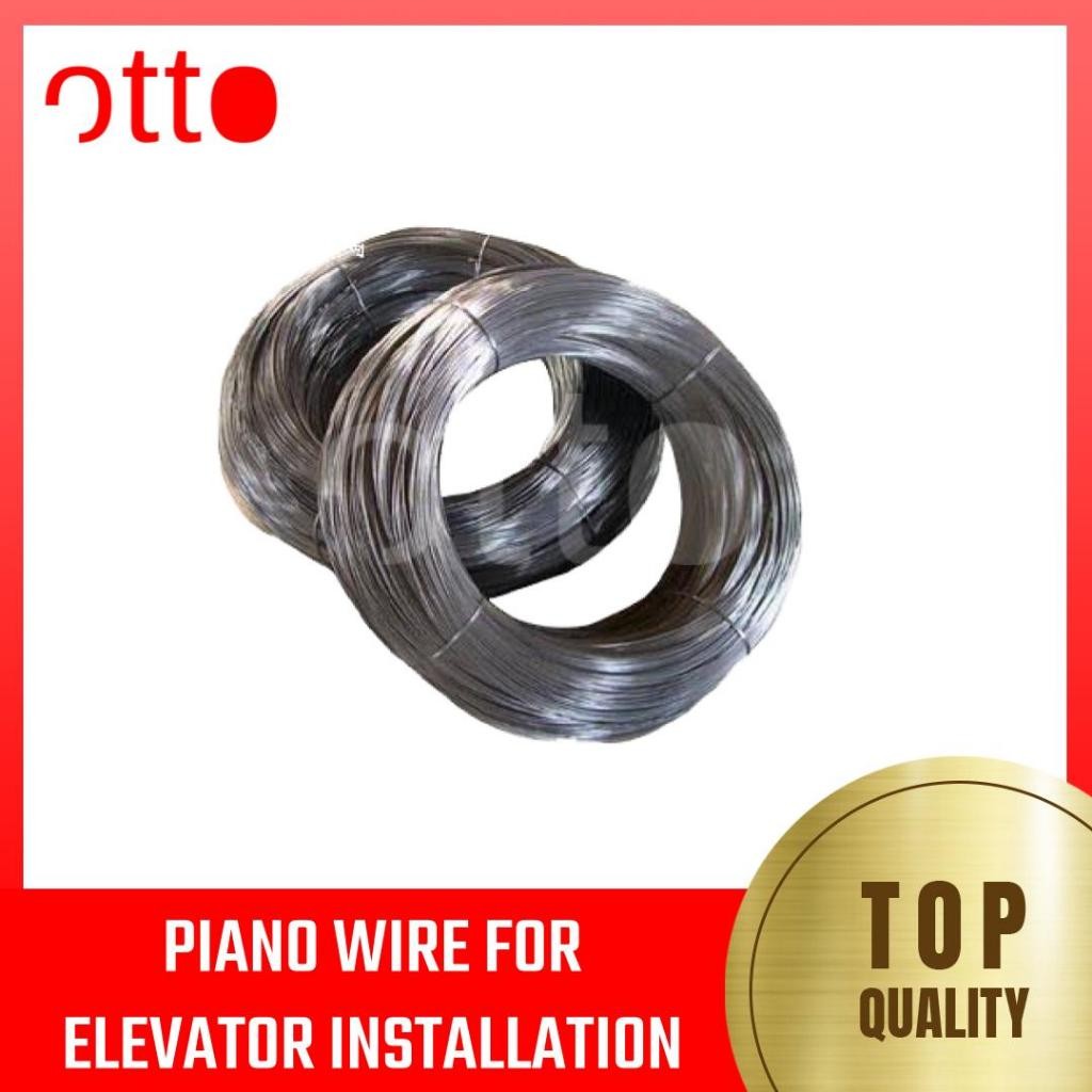 Elevator Piano wire for rail alignment elevator 0.5mm 1kg 500meters ...