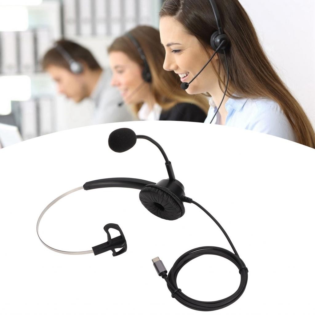 Cancanshop Call Center Headset Professional Business With Noise ...