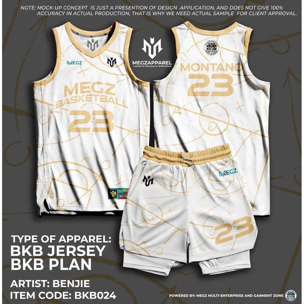 MEGZ BKB024 Customize Basketball Jersey Full Sublimation | Shopee Philippines
