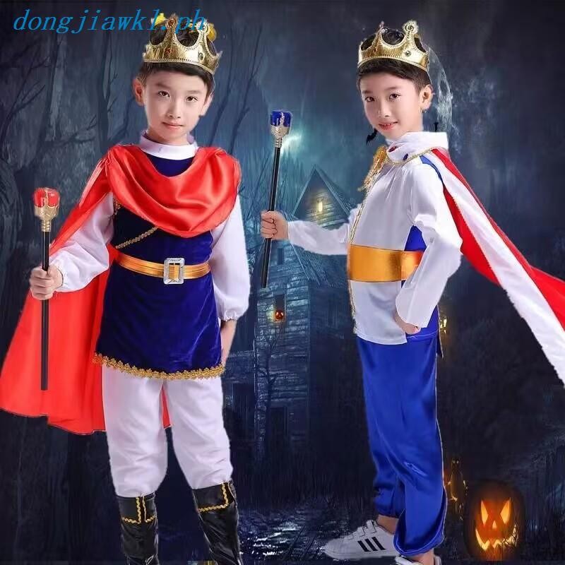 Child Prince Charming Costume Boys Medieval Royal Prince Outfit Kids ...