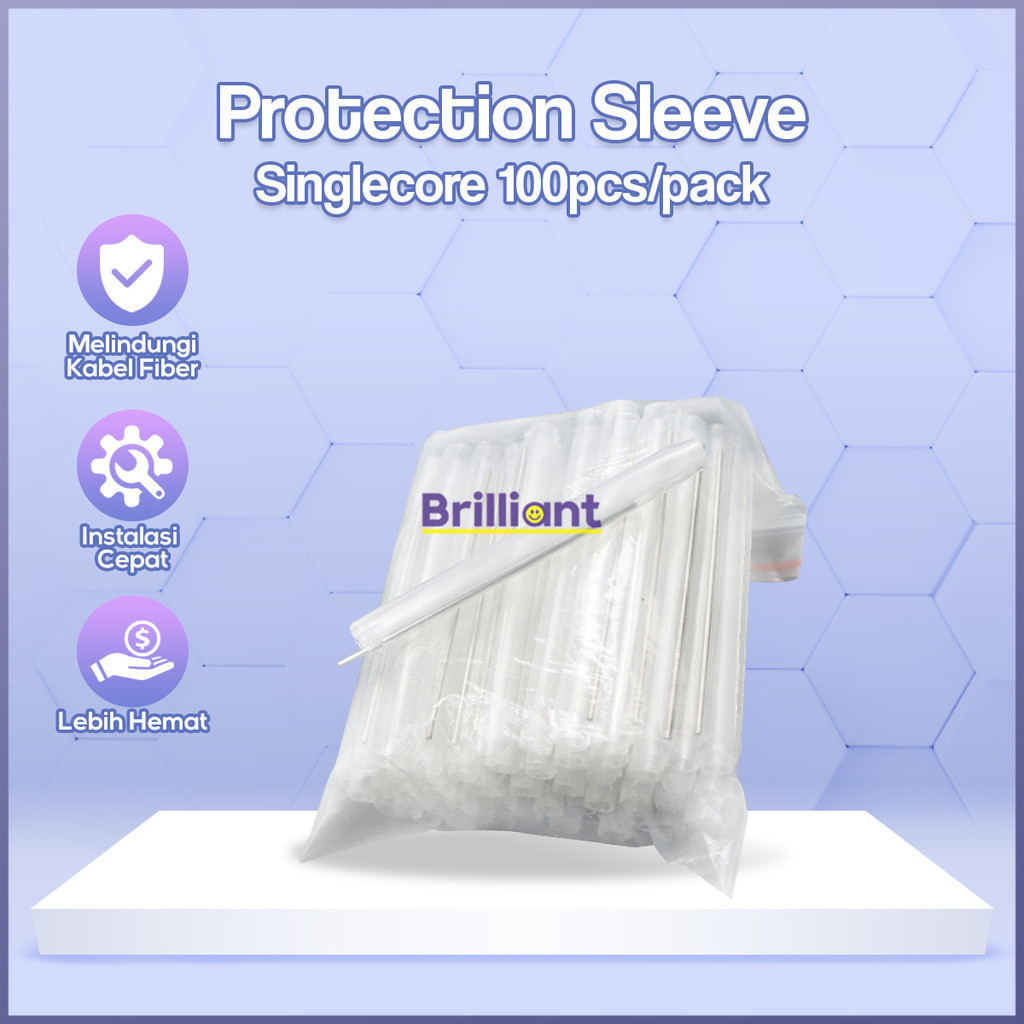 Fusion Splice Protection Sleeve Small Fiber Optic (FO) Per Pack (100 ...