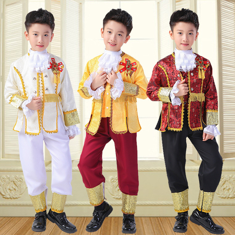 Prince Dress European Drama King Court Performance Costume Kids ...