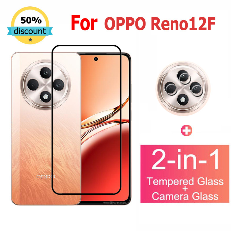OPPO Reno 12F Tempered Glass Screen Protector For OPPO A58 A79 A59 A98 ...