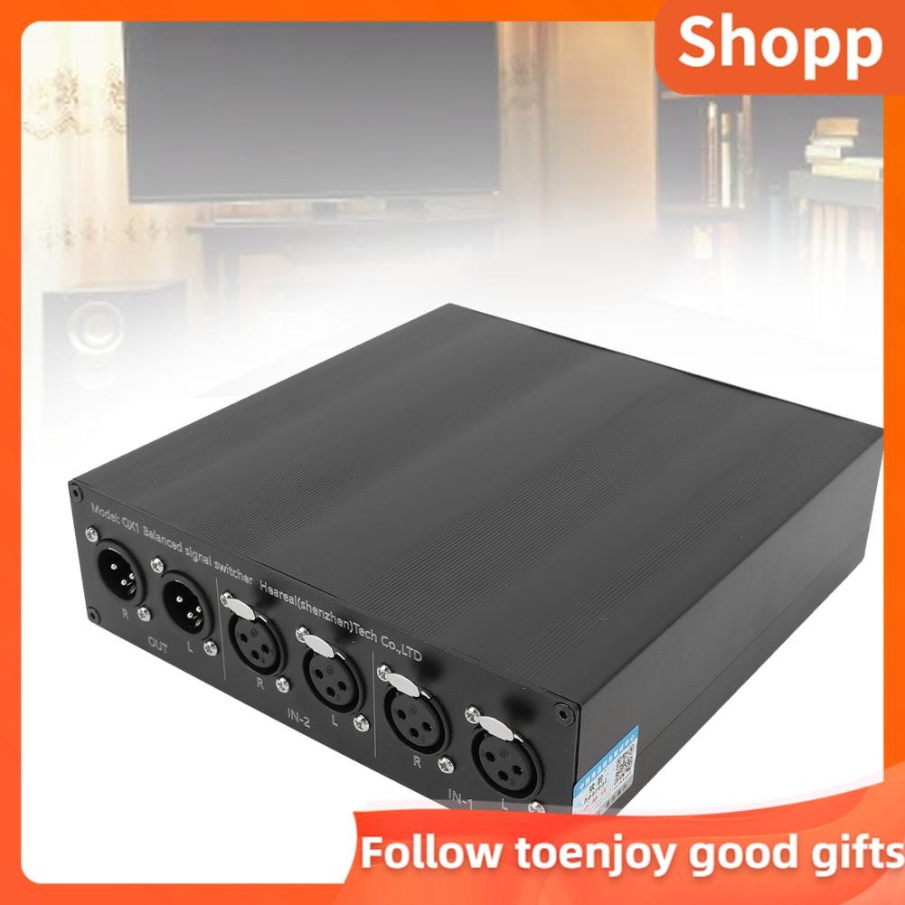 Shopp Sound Switch 2 In 1 Out Selector Switcher for Power Amplifier ...