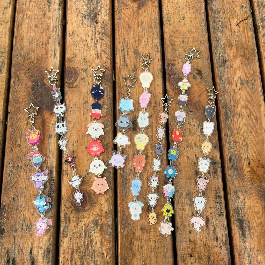 Kpop Idol BABYMONSTER RIIZE ITZY GIDLE ZB1 Acrylic Charm Keychain Cute ...