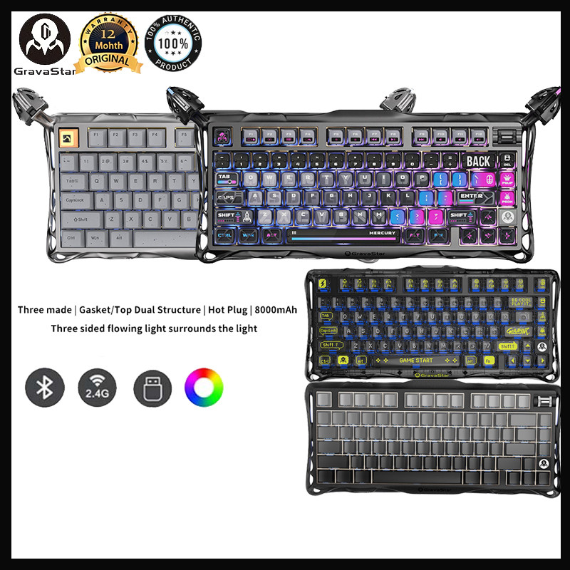 Gravastar Gaming Mechanical Keyboard K1 Lite Pro Cocoon Breaking 75 ...