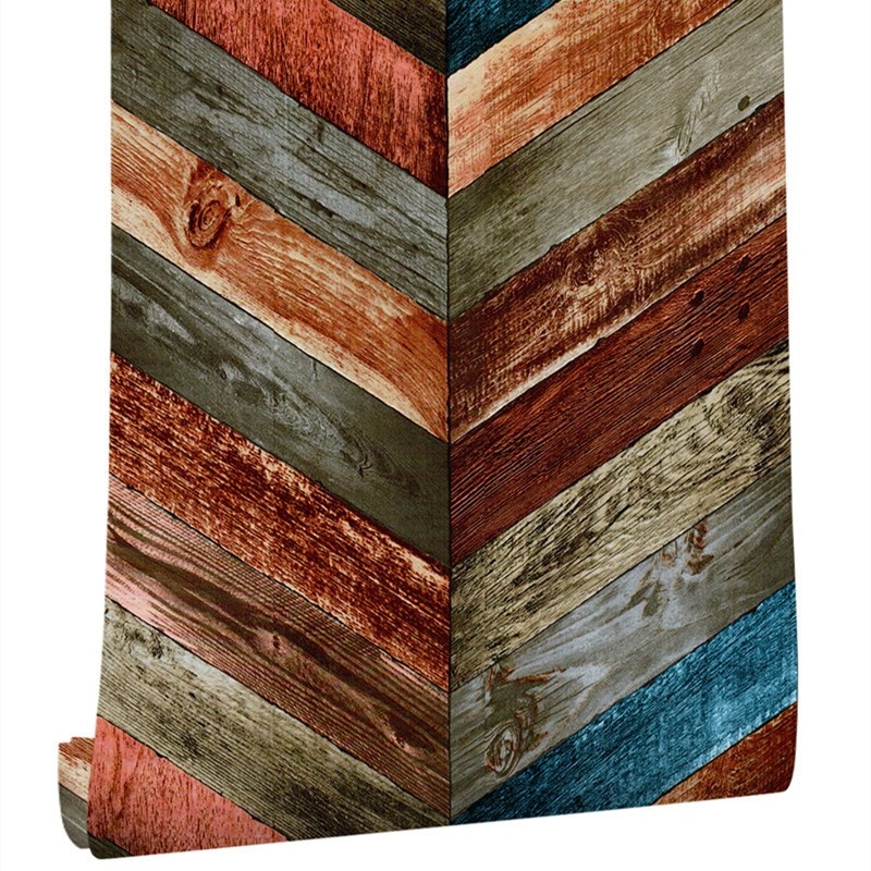 KAYU Rustic Wooden Wall Wallpaper 8m to 9m x 45cm | Shopee Philippines