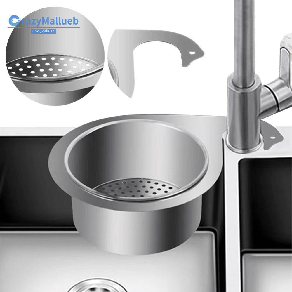 Multi-functional Tap Drain Basket Stainless Steel Swan Sink Strainer ...