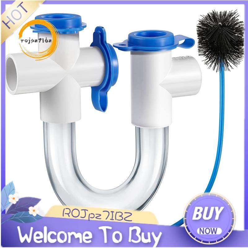 3/4 Inch Condensate Collector, PVC U-Shaped Collector for HVAC Air ...