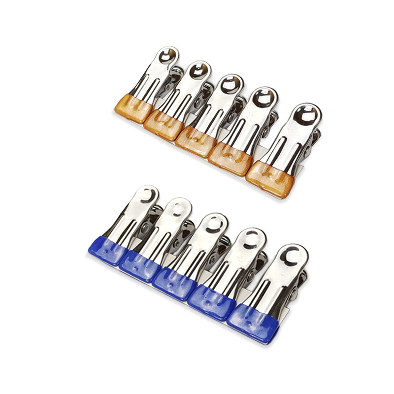 GMARTY 10Pcs Stainless Steel Clothes Peg Household Multipurpose Sealing ...
