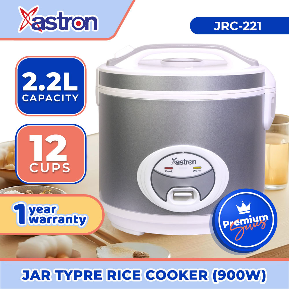 Astron JRC-221 2.2L Jar Type Rice Cooker | Premium Series | up to 12 ...