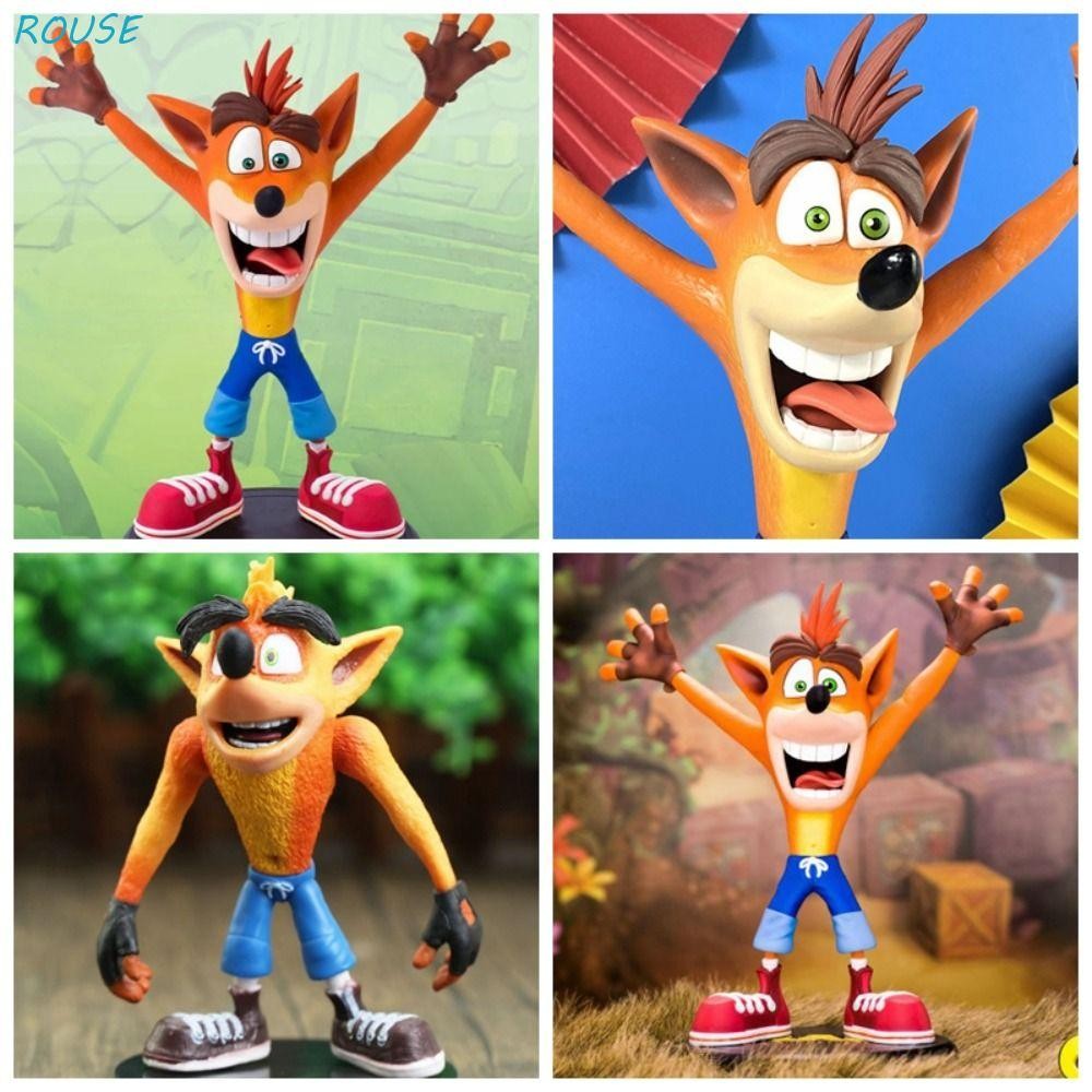 ROUSE Crash Bandicoot Figure, Model Toys PVC Doll Sane Trilogy Figurine ...