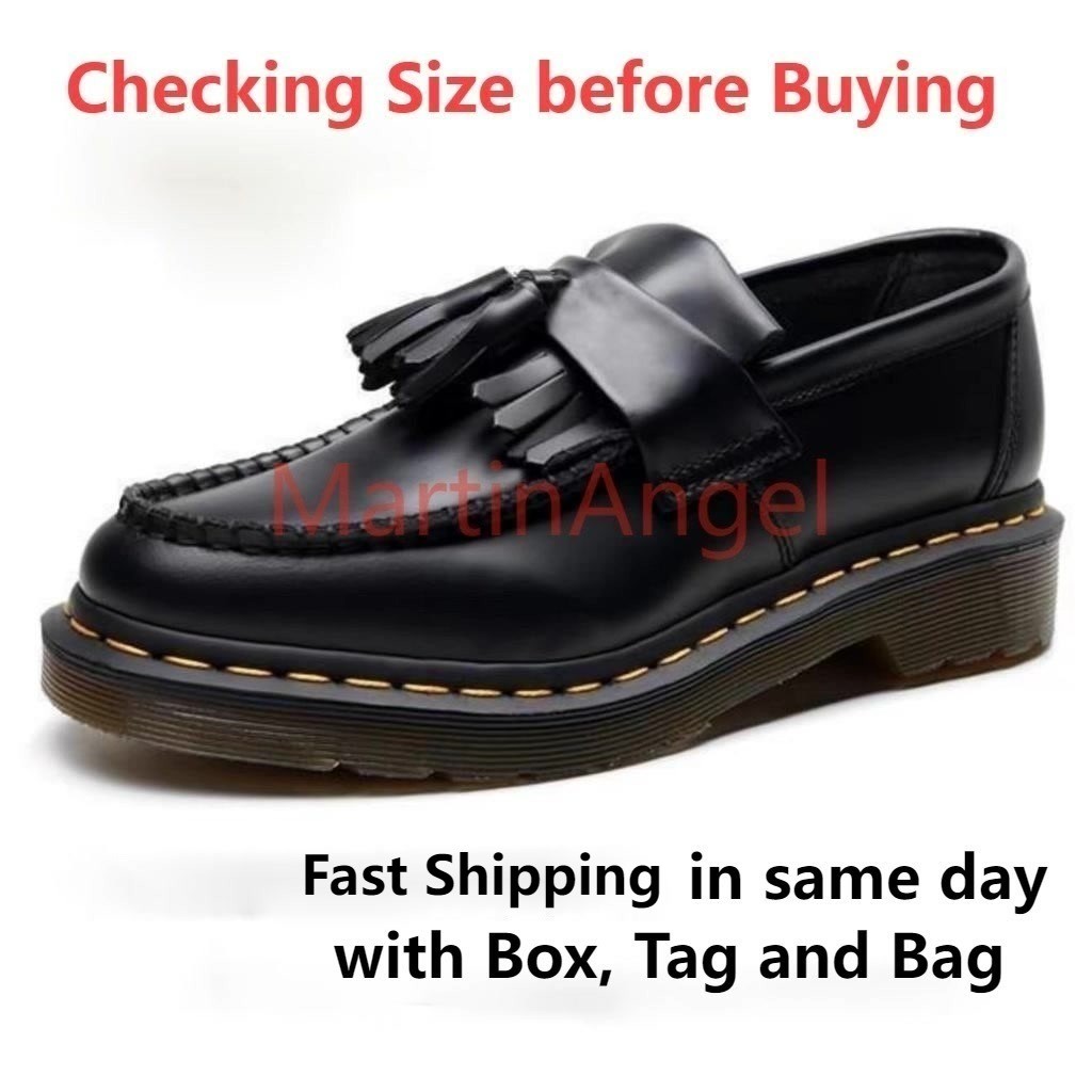 Couple Tassel Martin Boots Air Crusty Unisex Leather Boat Shoes Large ...