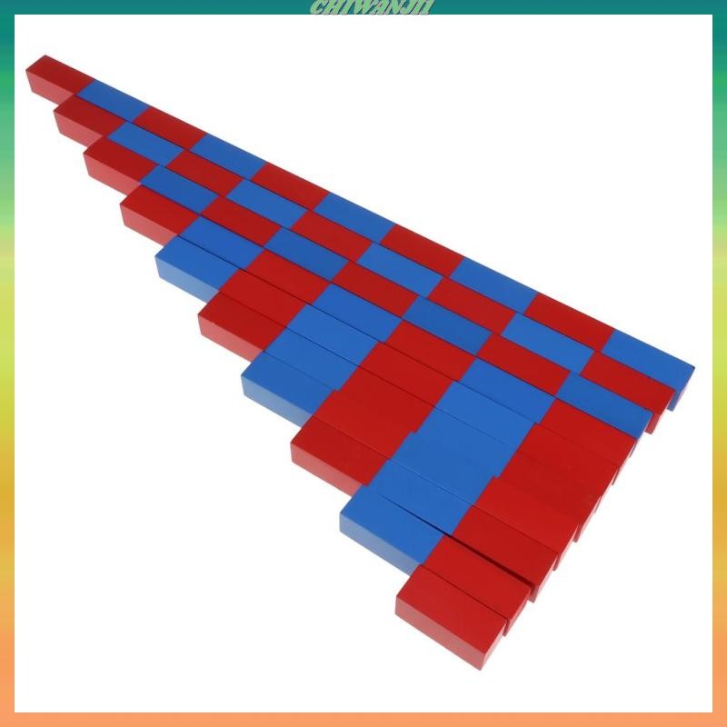 [Chiwanji1] Numerical Number Rods Preshool Kids Toddlers Early Teaching ...