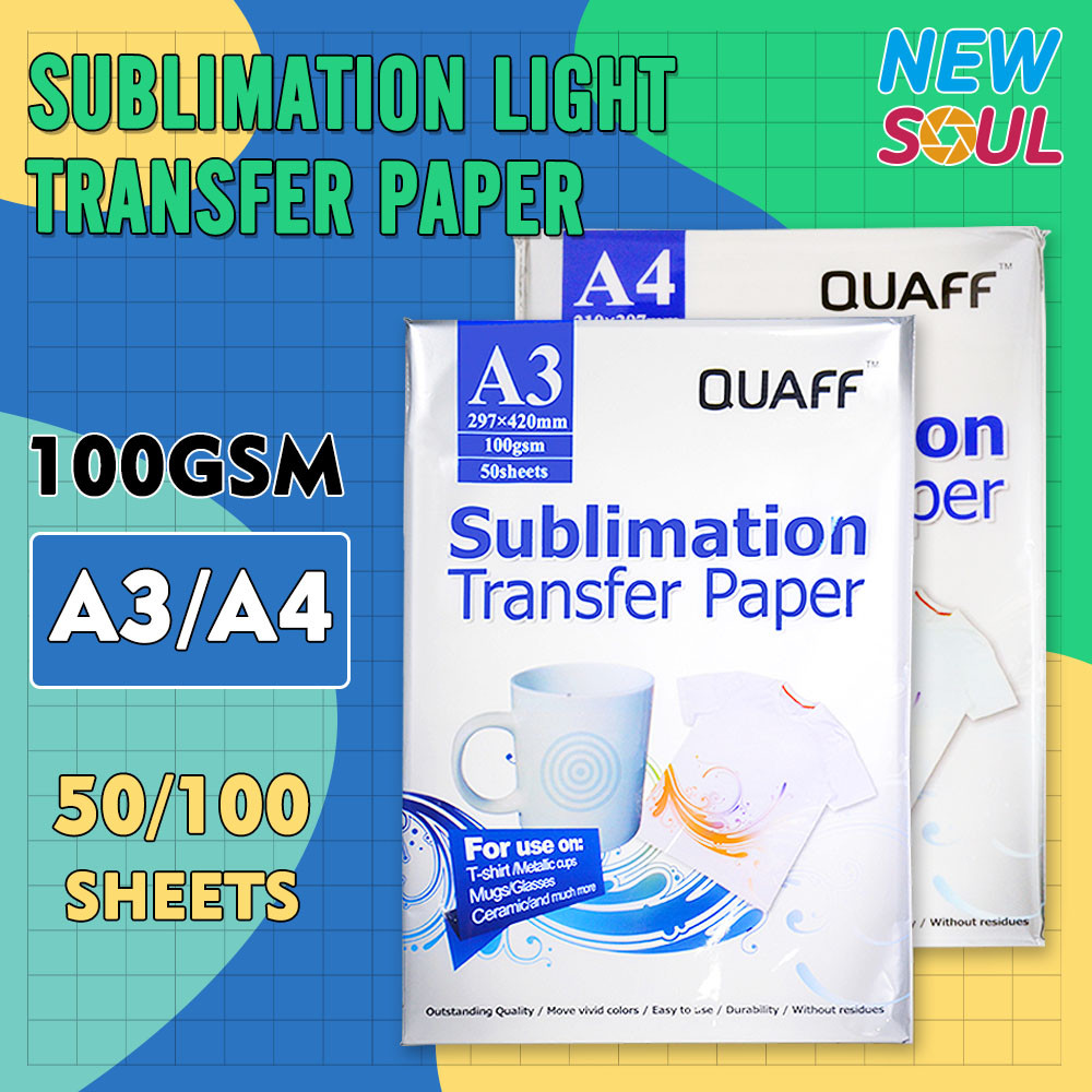 A3 | A4 Sublimation Transfer Paper Quaff Brand High Quality 100gsm ...