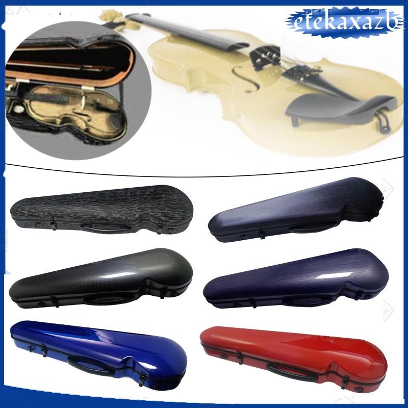 [etekaxazb] 4/4 Violin Case,Carbon Fiber Violin Box,Musical Instrument ...