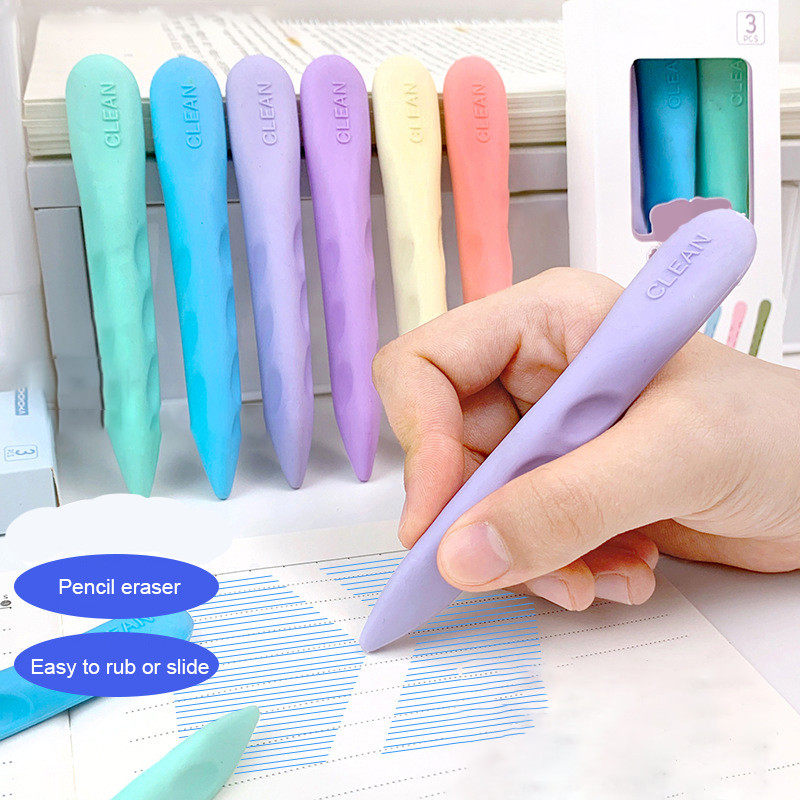 【⚡】Creative Extra Large Hole Eraser Simple Student Stationery Traceless ...