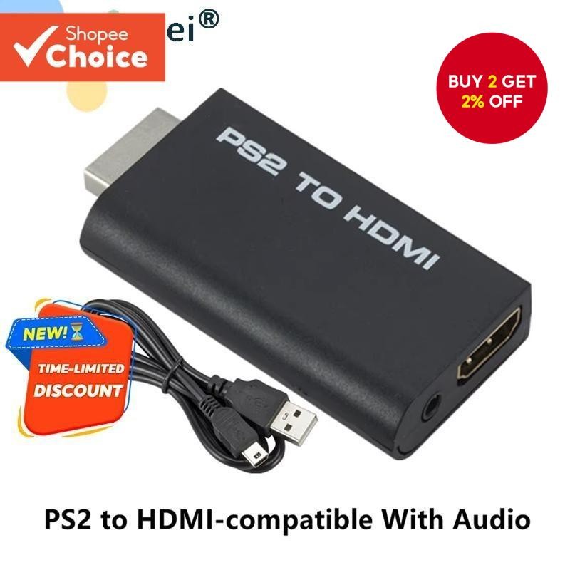 [Shopee Choice] PS2 to HDMI-compatible Video Converter 1080P with 3.5mm ...