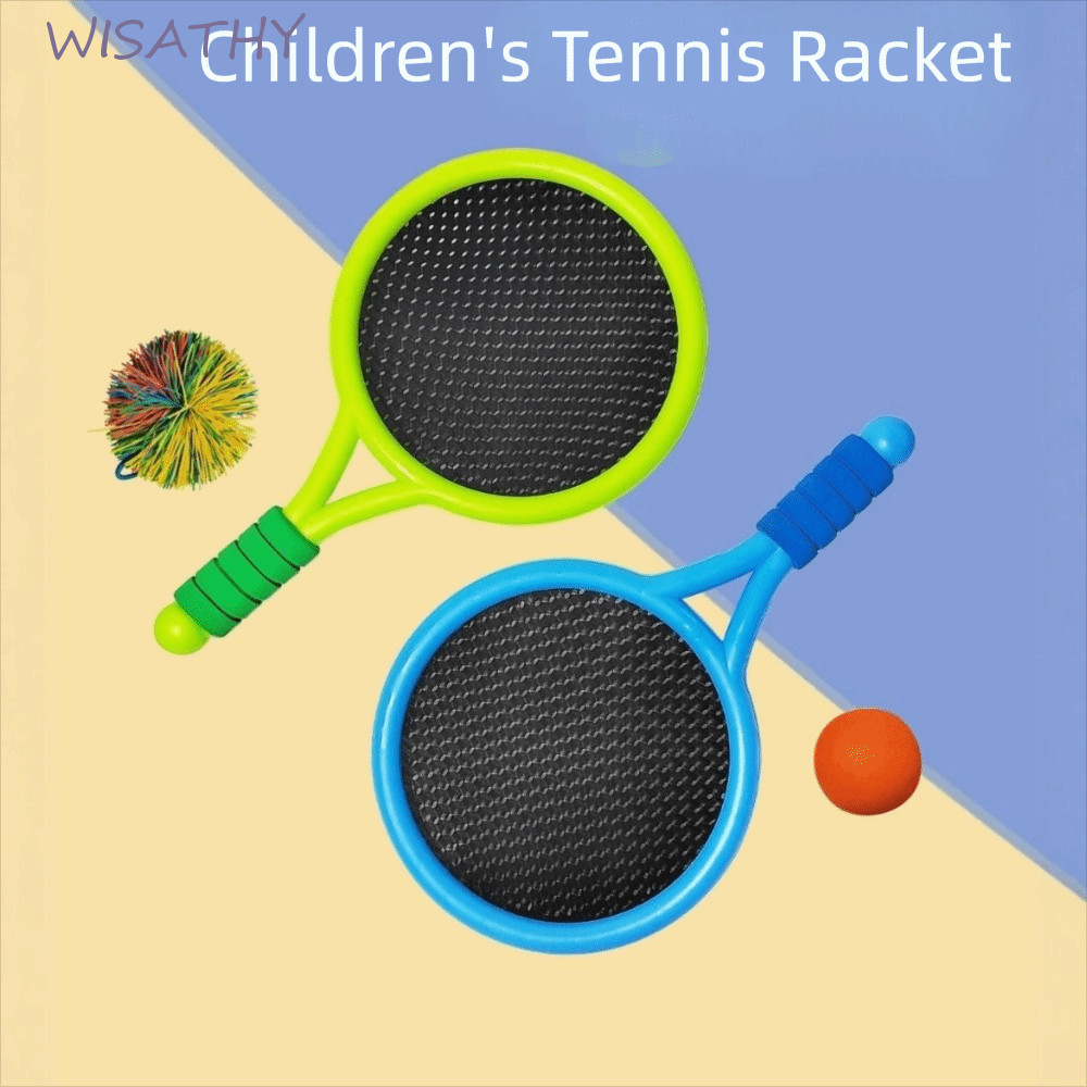 ELMER1 Badminton Rackets Set, Comfortable Handle Anti-slip Plastic ...