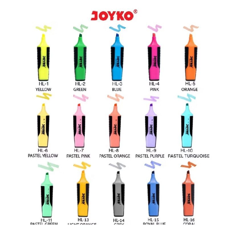 Highlighter - coloring - Joyko marker (1pack/10pcs) | Shopee Philippines