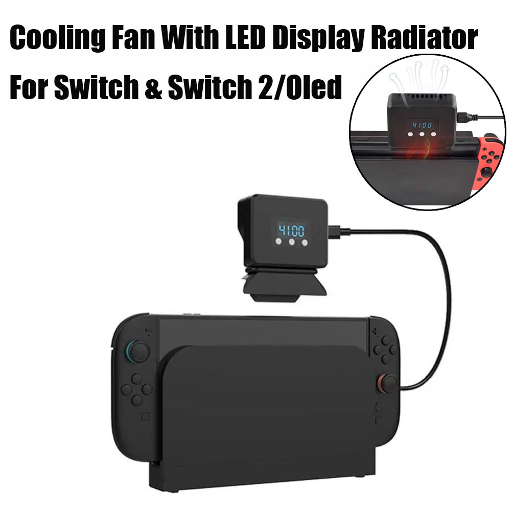 Cooling Fan for Nintendo Switch & Switch 2 /OLED External Turbo Pumping ...