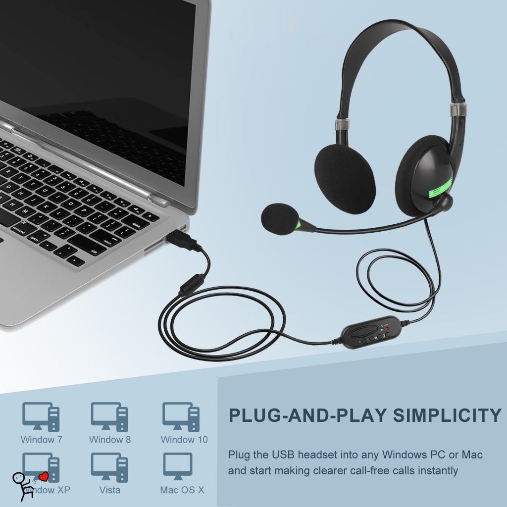 Universal 3.5mm Wired Gaming Headset with Microphone - Noise Cancelling ...