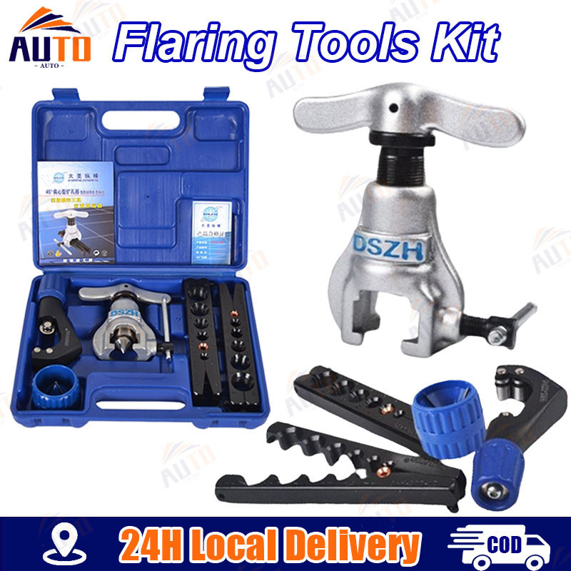 Flaring Tools Kit 1/4" 5/16" 3/8" 1/2" 5/8" 3/4" High Precision 45 ...