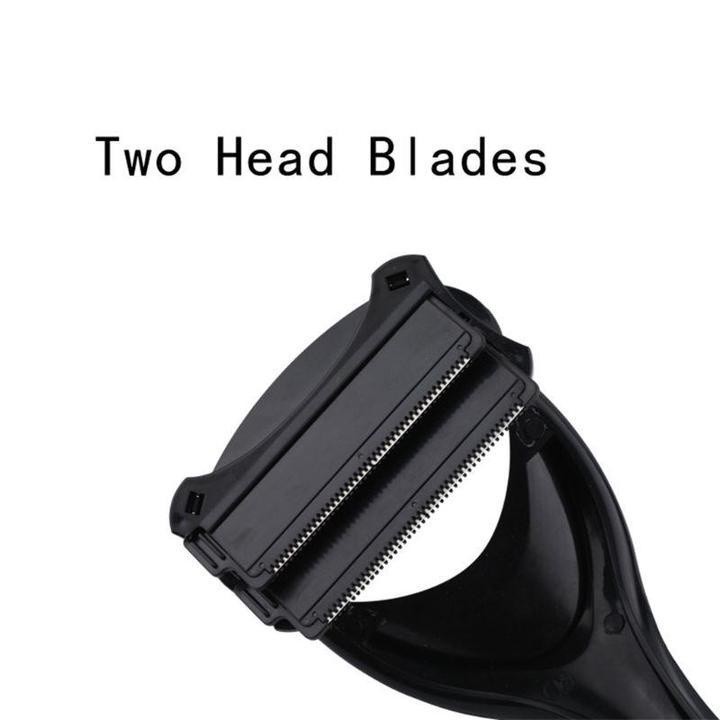 RQ+Two-Headed Blade Men's Back Hair Shaver x&Gb | Shopee Philippines