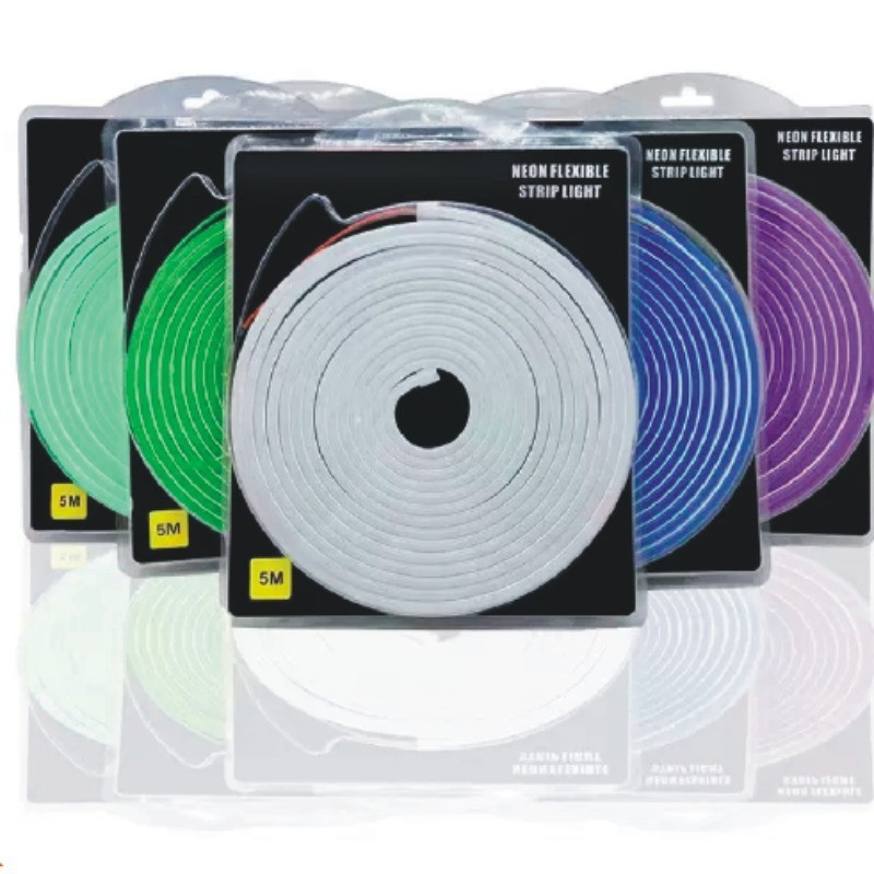 【COD】12V 6mm LED Neon Lights SOLD PER METER Flexible 2835 Neon LED ...