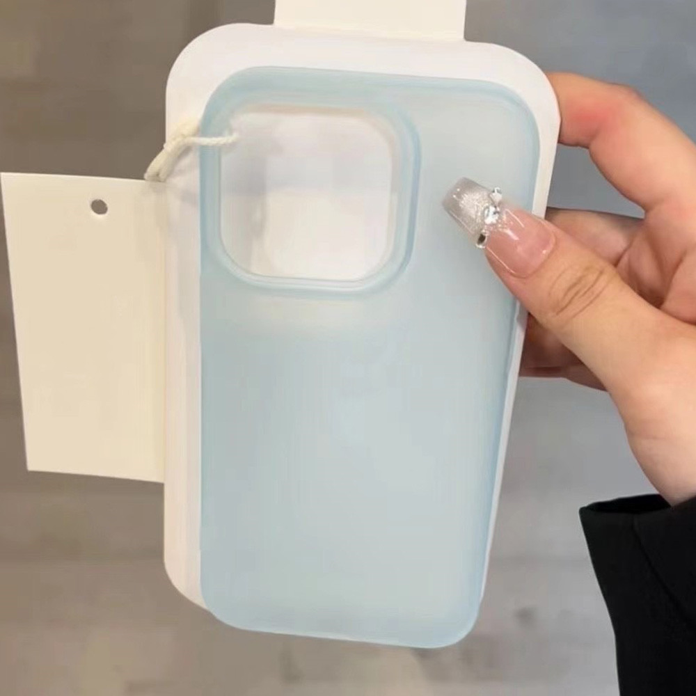 ultrathin Thoroughly Blue Foggy Surface Frosting Phone Case For iPhone ...