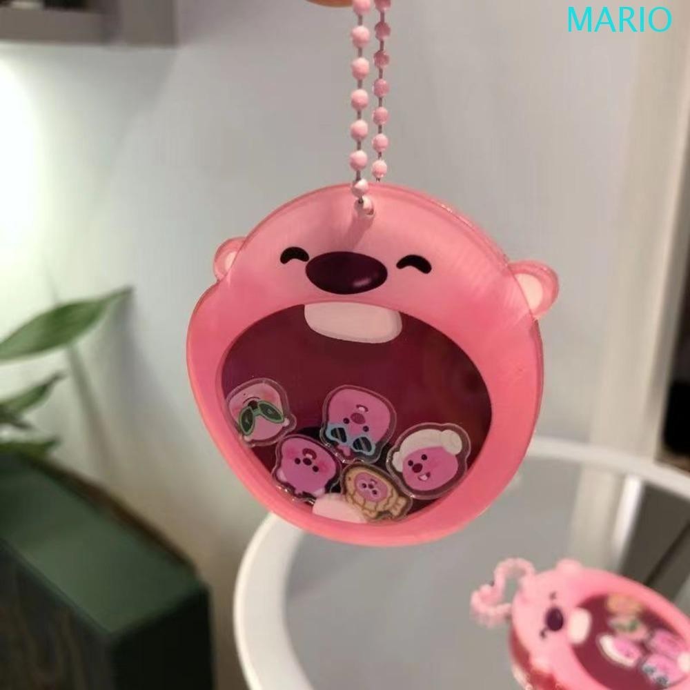MARIO Loopy Keychain Pendant, Shake Music Rocking Toys Beaver Acrylic ...
