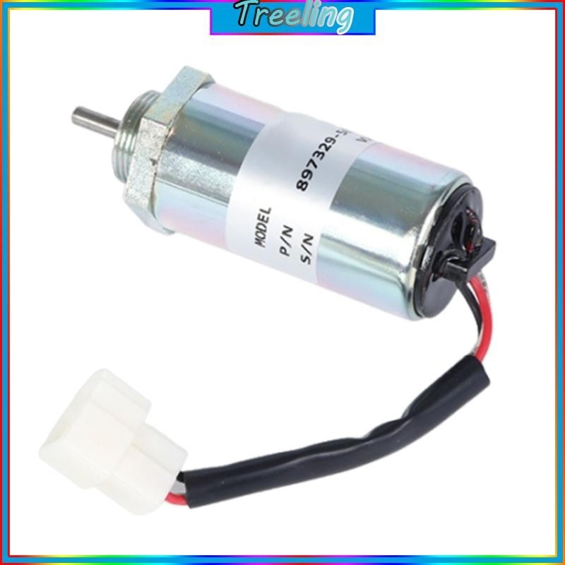 Treeling 897329-5680 12V Fuel Engine Shut Offs Valves Solenoid for 3LD1 ...