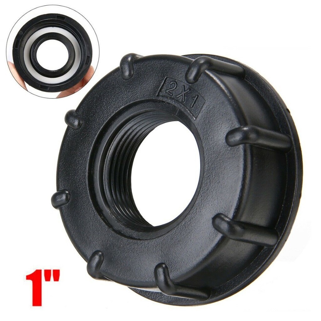 IBC Container Cap 1 Inch Internal Thread Lid Adapter S60x6 (60mm) Water ...