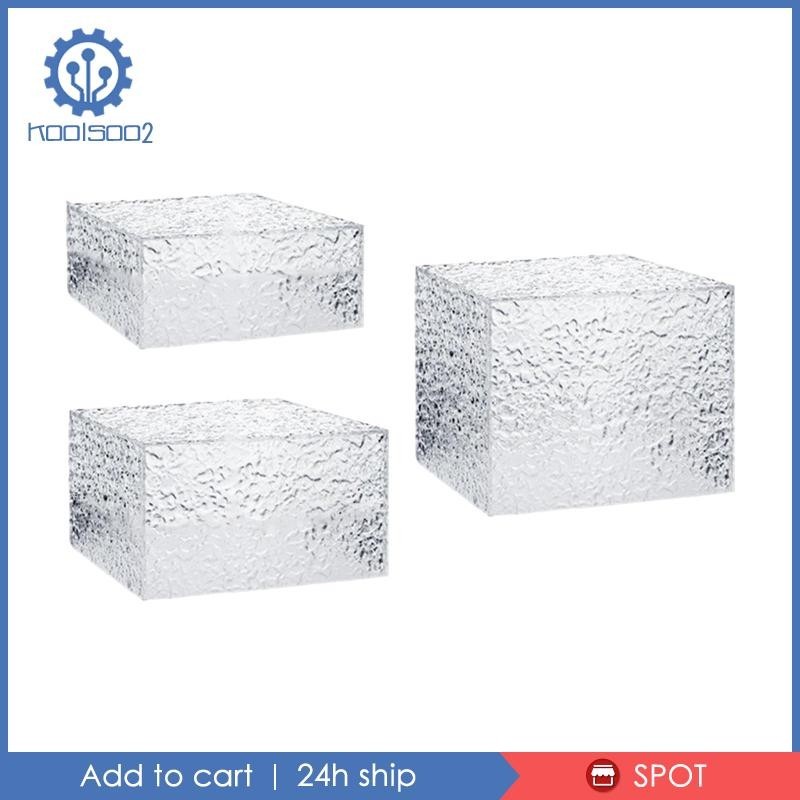 [Koolsoo2] Acrylic Cube Display Box Riser,Nesting Riser,5 Sided with ...