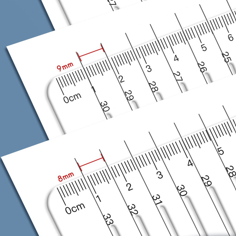 Aasleaty Line Drawing Ruler Plastic Rulers Horizontal Lines Measurement ...