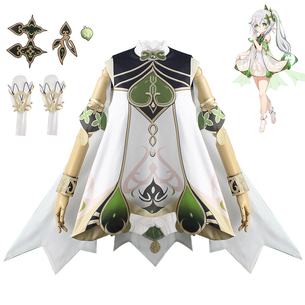 Genshin Impact cos costume Small auspicious grass god Naxida cos game ...