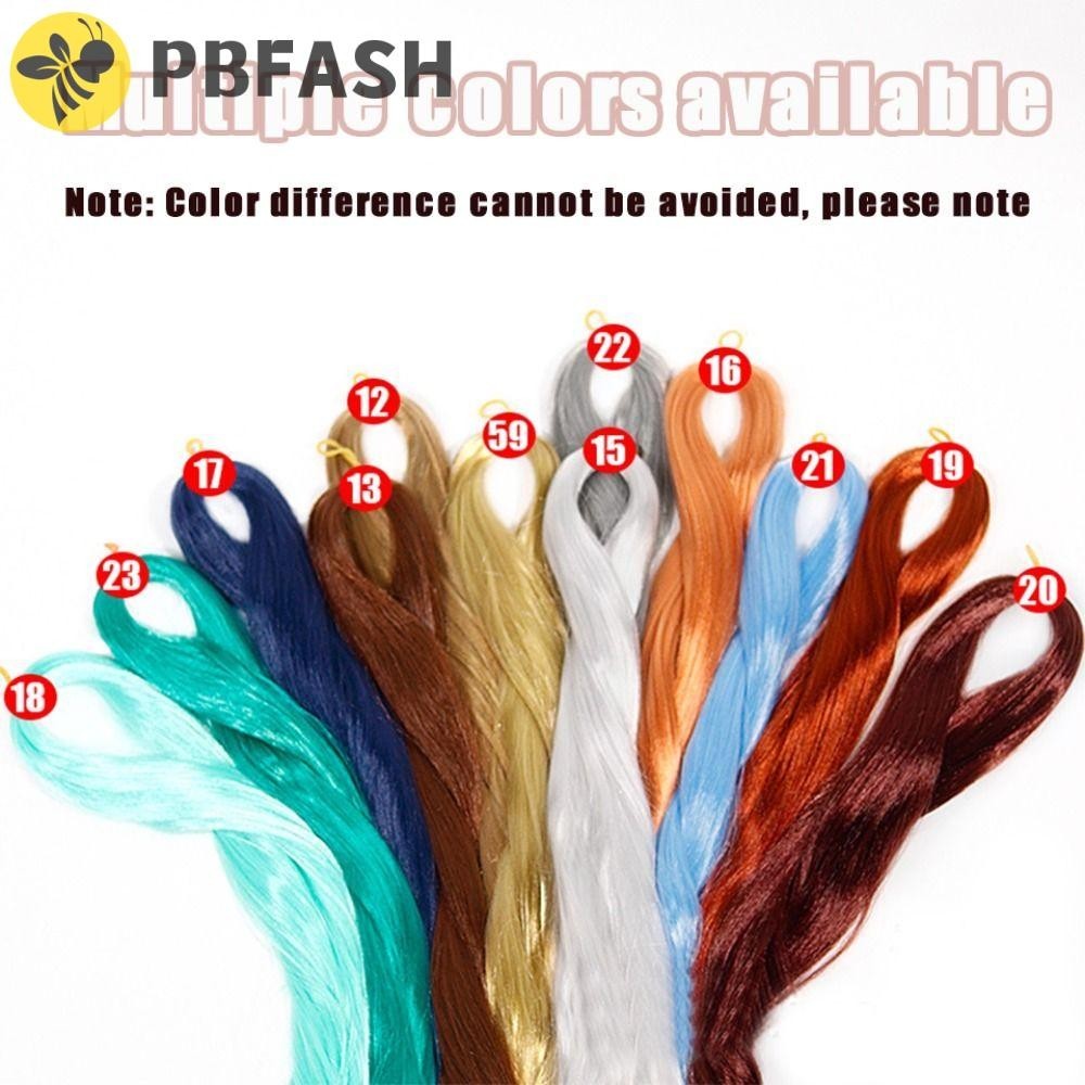 PBFASH BJD Hair Row Diy Hair Colors Row Milk Silk Anti-Mohair Wig ...