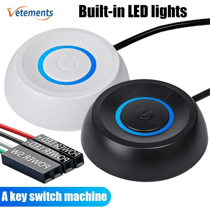 PC Motherboard External Start Power on/Off Button - 1.8M Computer ...