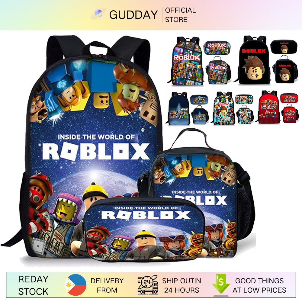 Roblox Student School Bag For Kids Bag For Kids Meal Bag Pencil Case ...