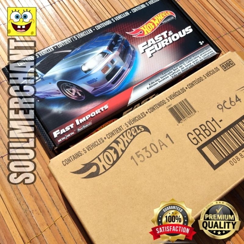 Hotwheels FAST & FURIOUS FAST IMPORT Empty Box - Box ONLY | Shopee ...
