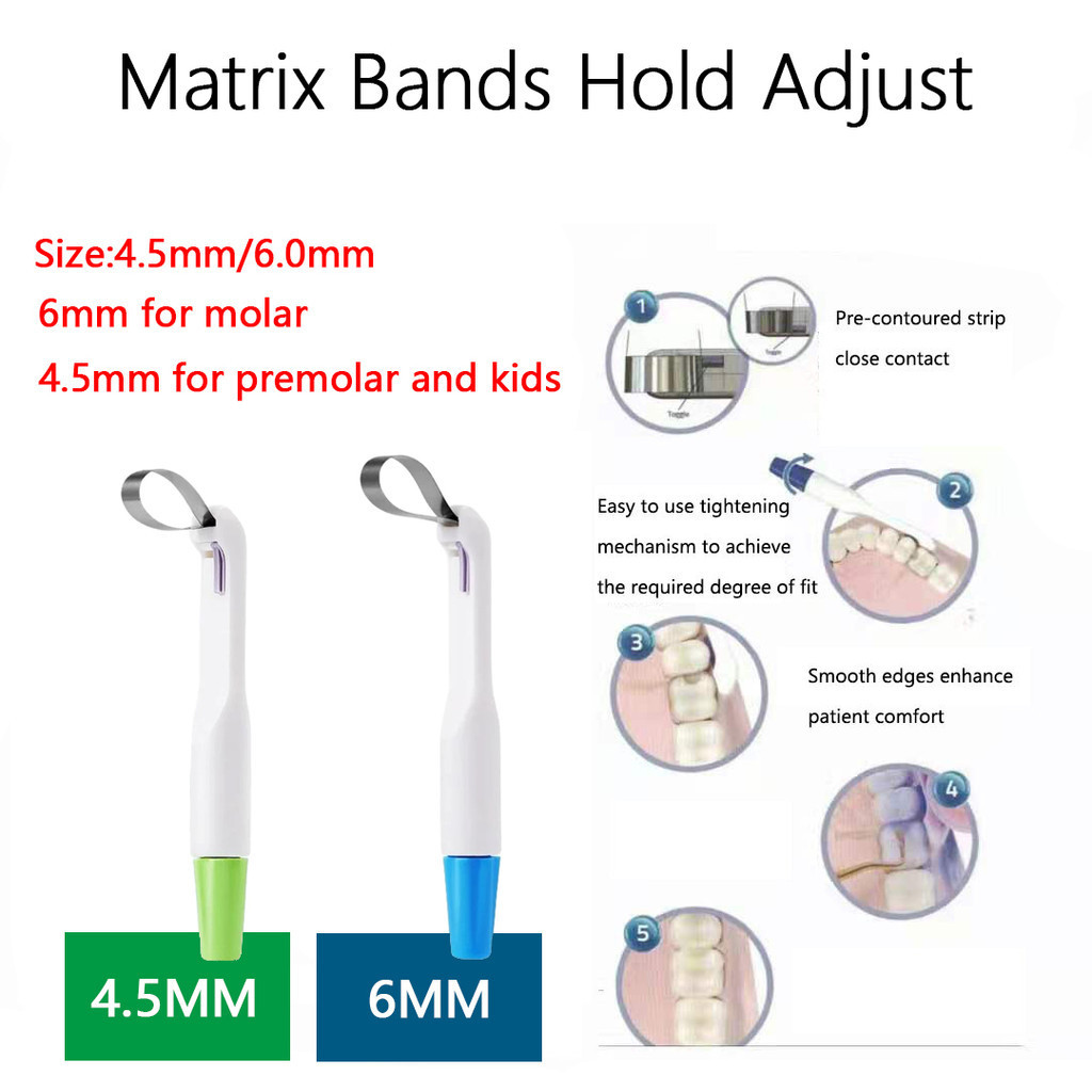 Dental Matrix Band Matrice 180° Adjustable Molding Sheet System ...
