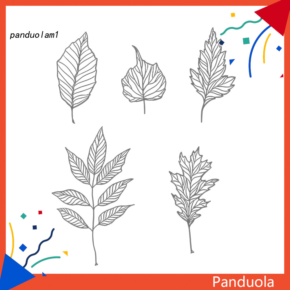 PANDU Leaves Cutting Die DIY Craft Scrapbooking Embossing Stencil Card ...