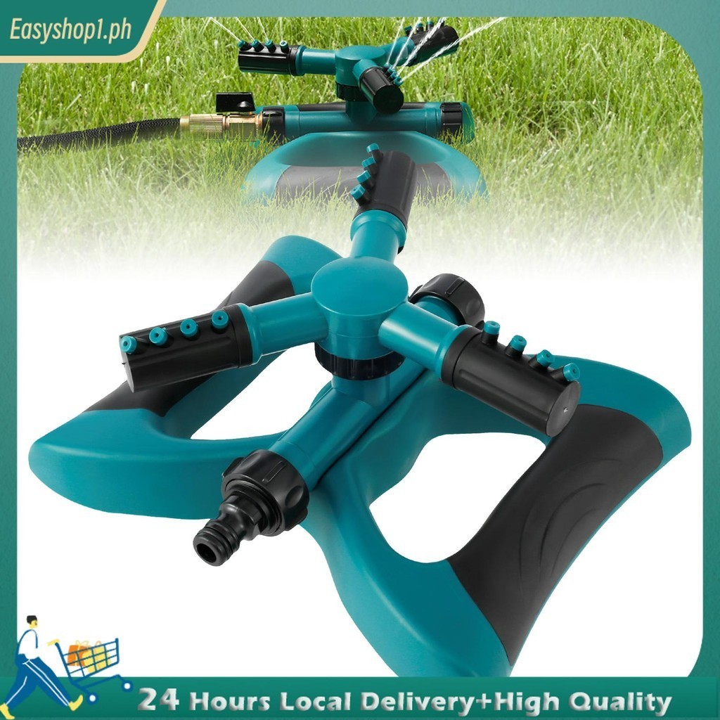 Garden Sprinkler 360 Degree Rotating Lawn Sprinkler Automatic Rotating ...
