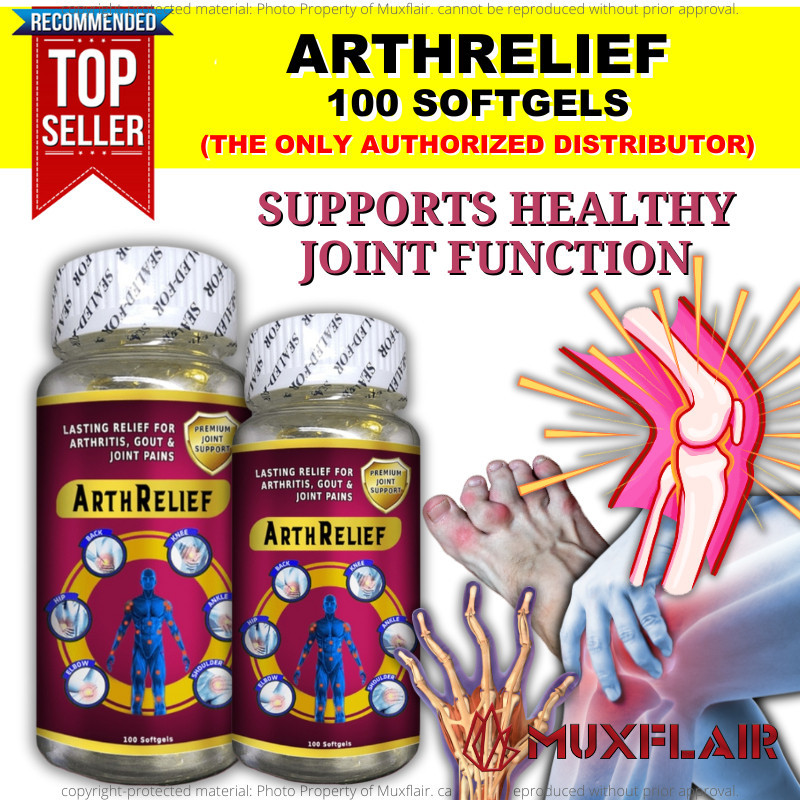Arthrelief | Healthier Bones | Long Lasting Relief for Arthritis, Gout ...