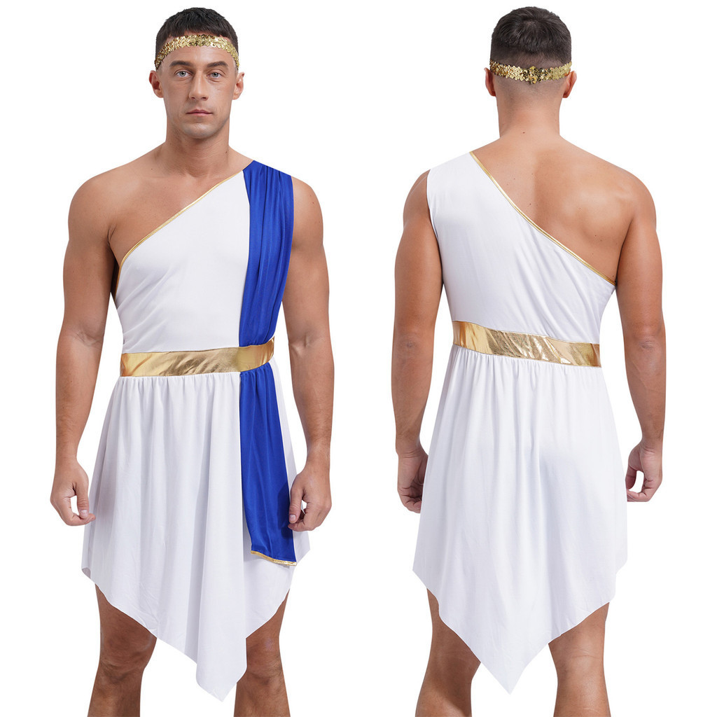 Men Halloween Ancient Greek Roman God Mr.Toga King Prince Cosplay ...