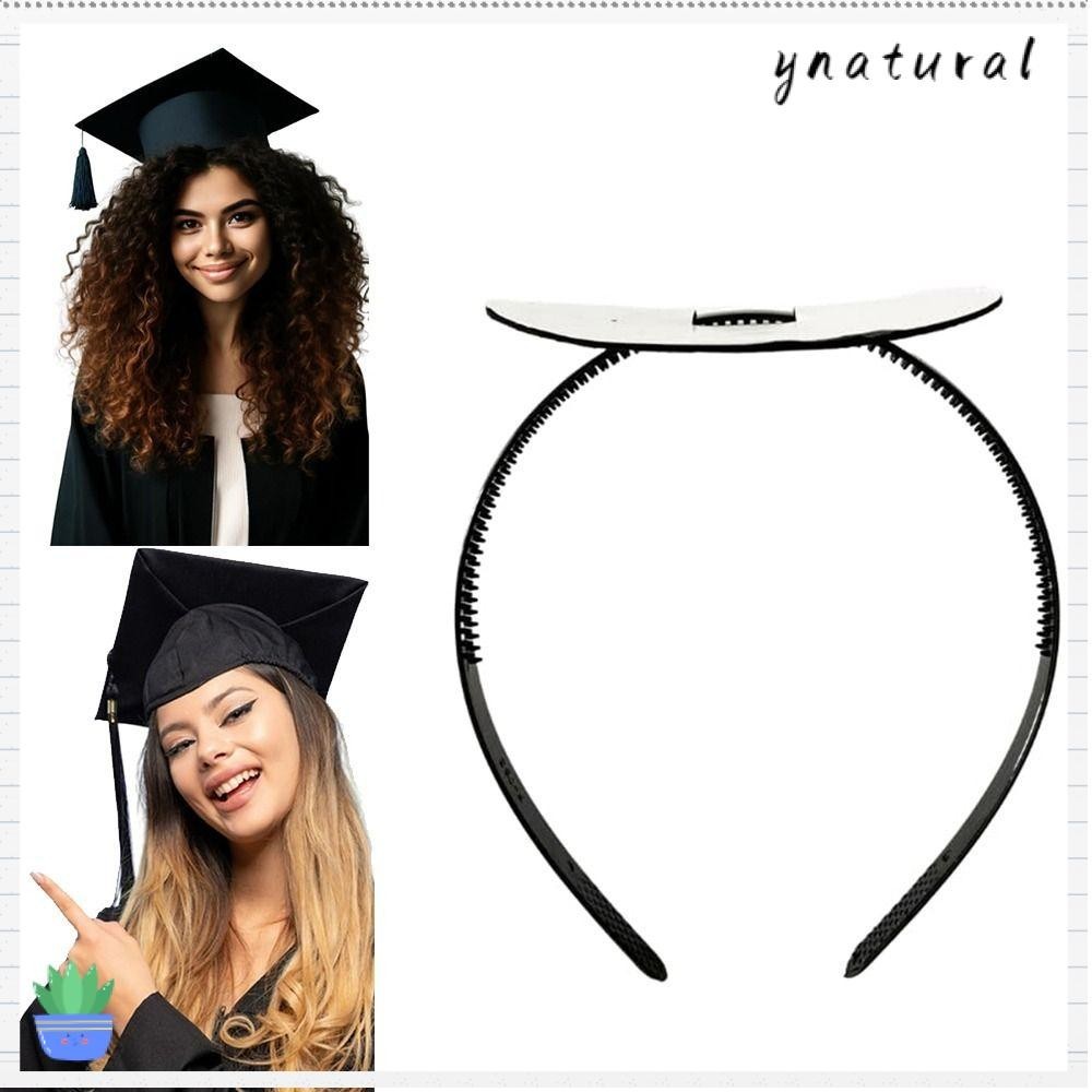 YNATURAL Graduation Cap Headband, Secures Your Grad Cap Upgrade Insert ...