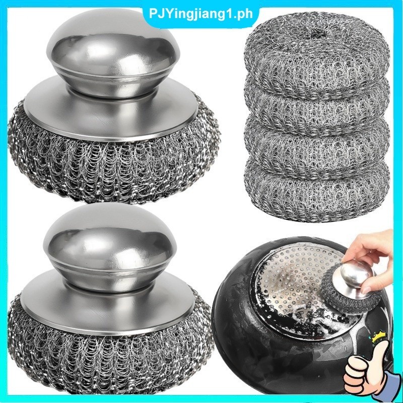 Stainless Steel Wire Ball Brush Practical Household Cleaning Brushes ...