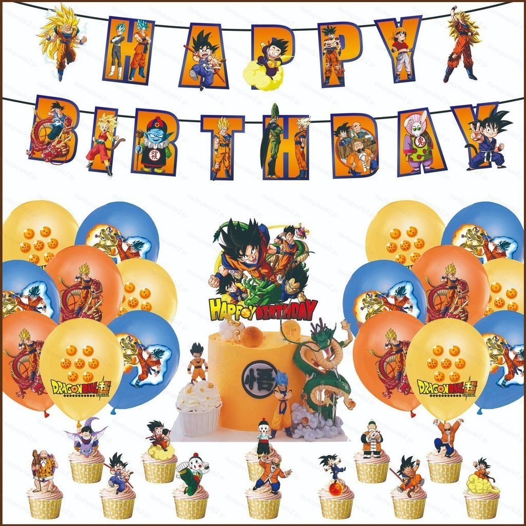 Kira Dragon Ball Themed Decoration Celebrate birthdayParty Banner ...