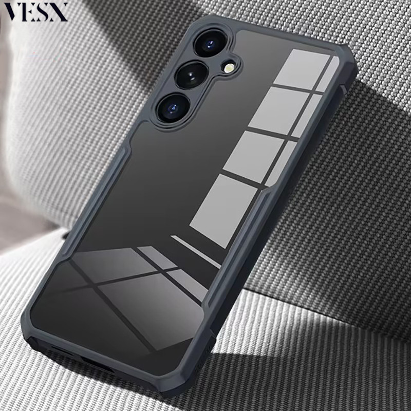 Acrylic Transparent Armor Shockproof Phone Case For Samsung ss Galaxy A16 A06 A55 A54 A53 A52 ...